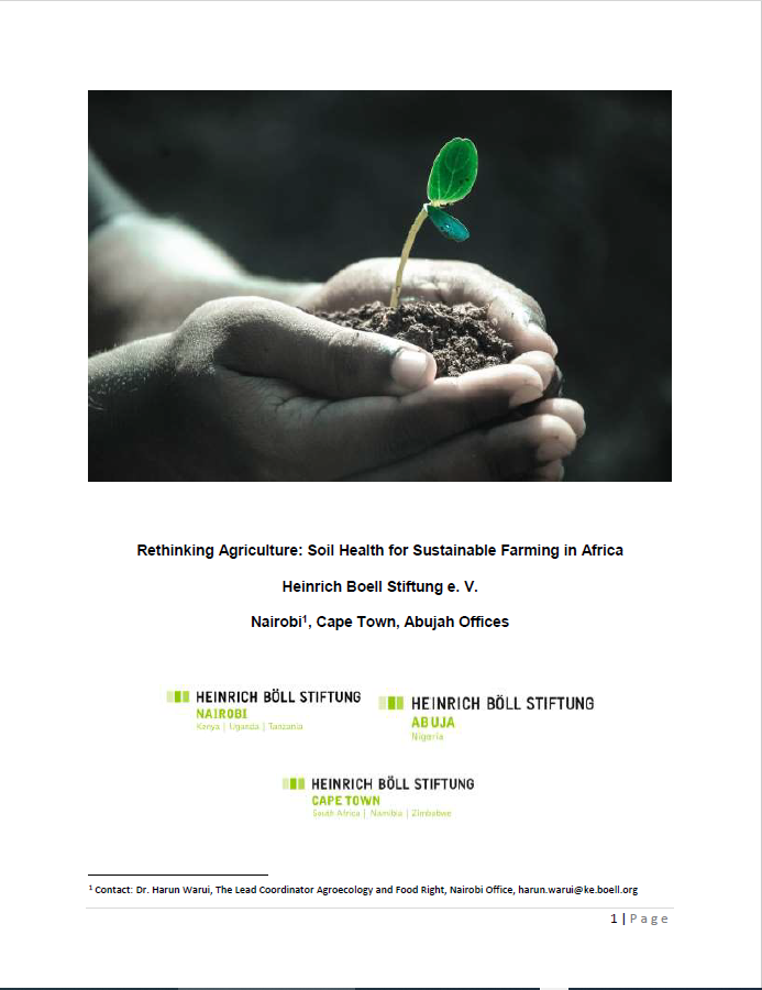 Rethinking Agriculture: Soil Health for Sustainable Farming in Africa ...